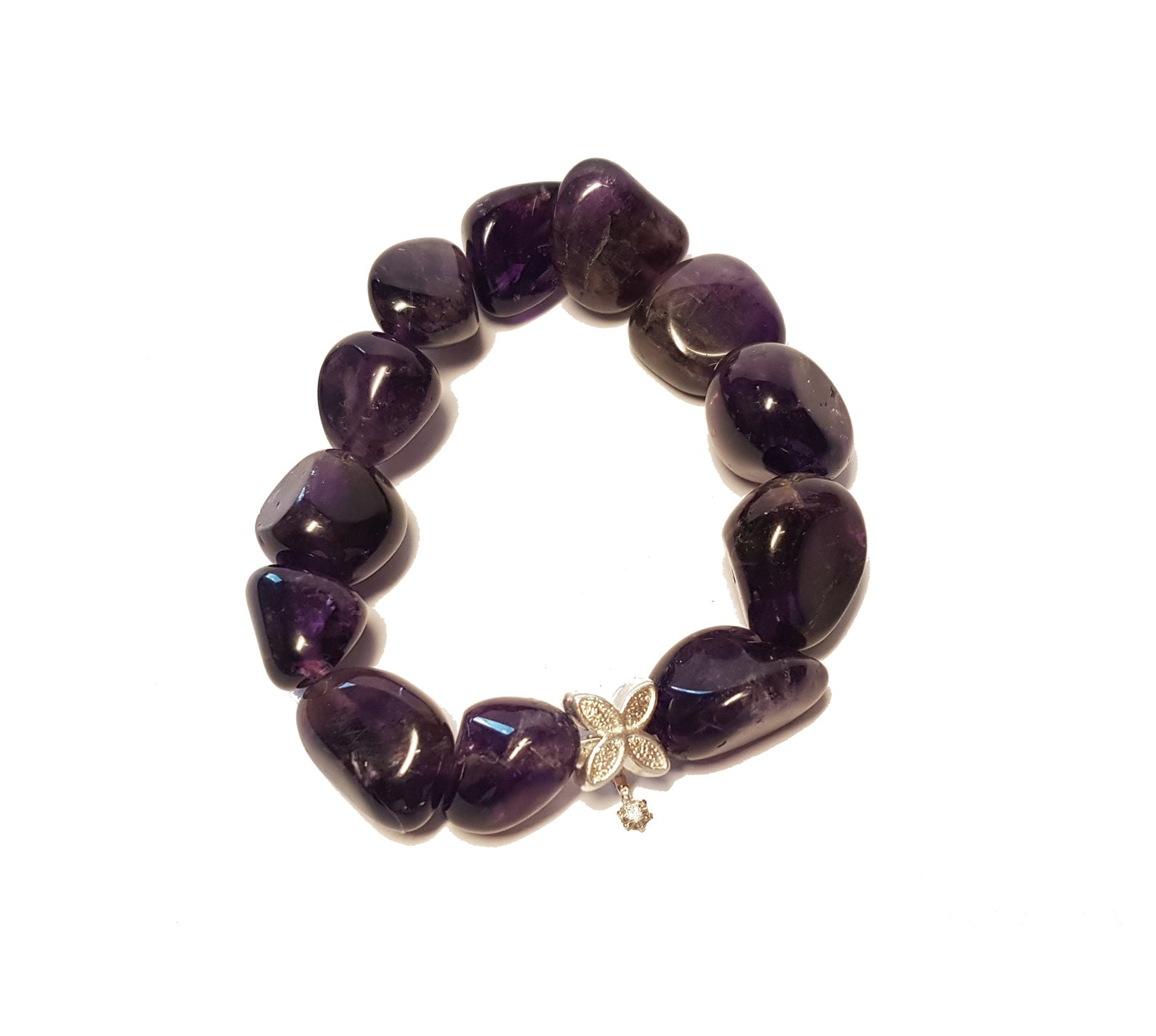 Genuine amethyst bracelet store